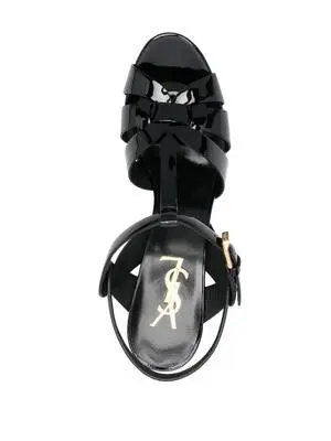 Saint Laurent Tribute Leather Sandals - Multicolor