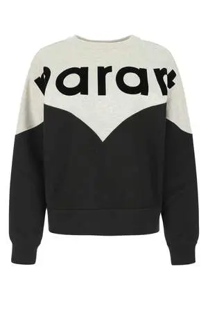 Isabel Marant Étoile Isabel Marant Etoile Women Two-Tone Cotton Blend Houston Sweatshirt Multicolor