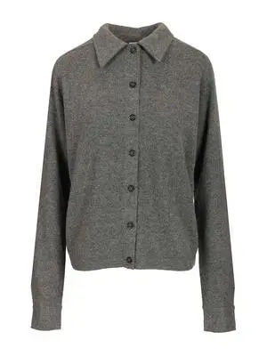 TOTEME Raglan-sleeve Cashmere Cardigan - Gray