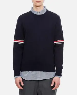Thom Browne Milano Stitch Crewneck Pullover - Multicolor
