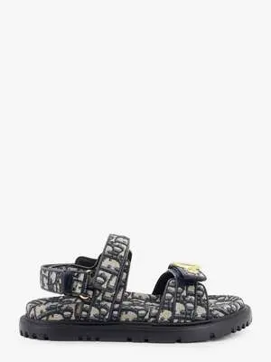 Dior Oblique Jacquard Fabric Sandals - Multicolor