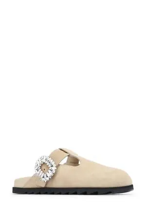 ROGER VIVIER Slidy Viv Closed T-strap Mule