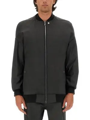 Rick Owens Bomber With Zip - Black