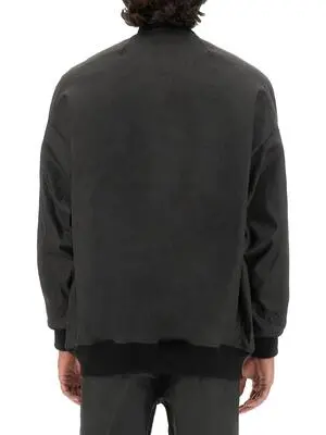 Rick Owens Bomber With Zip - Black