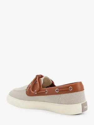 Dior Chester Dioriviera Canvas And Leather Loafers - Brown