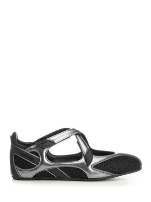 Attico Floor 01 Flat Ballerina - Black