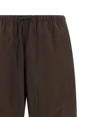 YVES SALOMON Leather Insert Pants