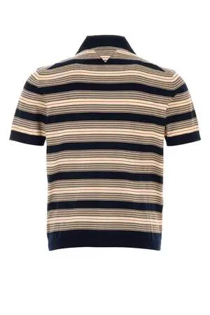 Prada Embroidered Stretch Cotton Blend Polo Shirt - Multicolor