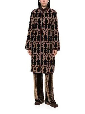 Etro Reversible Patterned Coat - Multicolor