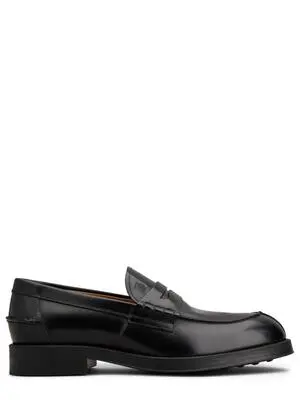 TOD'S Calfskin Loafers - Black