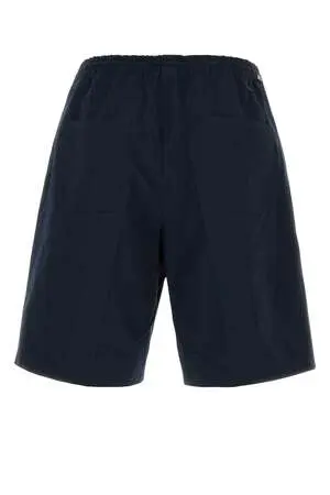 Prada Dark Poplin Bermuda Shorts
