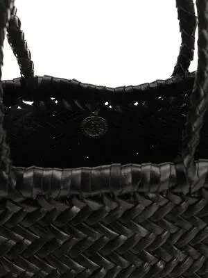 Dragon Diffusion Leather Basket Bag - Black