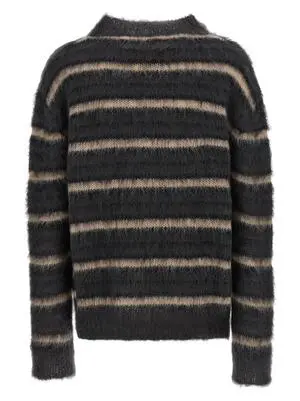 Marni Striped Sweater - Gray