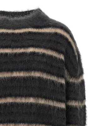 Marni Striped Sweater - Gray
