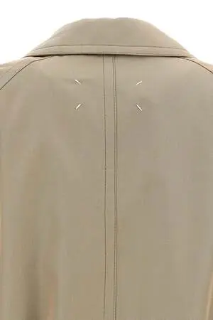 MAISON MARGIELA Long Single-breasted Trench Coat
