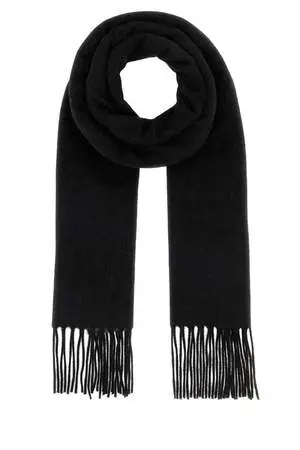 Fendi Wool Blend Scarf - Black