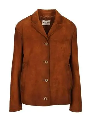 MIU MIU MIU MIU Suede Jacket