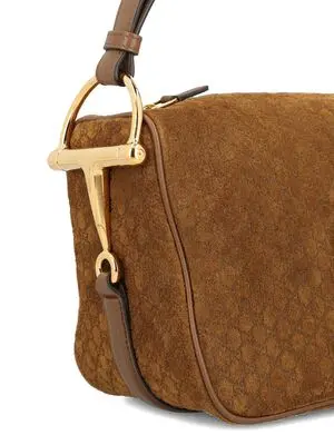Gucci Half Horsebit Medium Leather Shoulder Bag