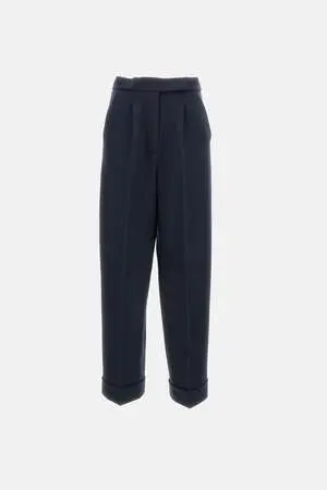 Max Mara Wool Blend Trousers - Multicolor