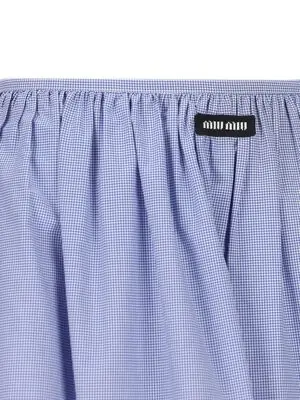 Miu Miu Cotton Midi Skirt