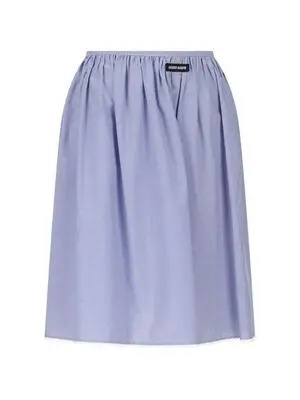 Miu Miu MIU MIU Cotton Midi Skirt Multicolor