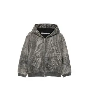 Alexander Wang Grey Jackets Leather Jackets
