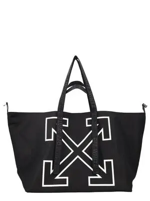 Off-White Borsa Tote Heritage Day Large - Black