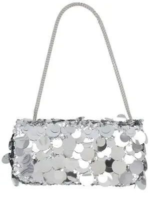 Rabanne Borsa Sparkle Baguette - Silver