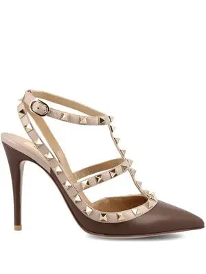 Valentino Garavani Rockstud Leather Pumps - Multicolor