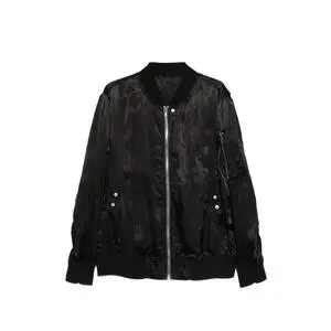Rick Owens Jackets Bomber Jackets - Black