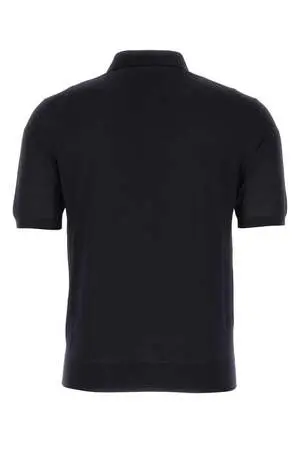 Prada Midnight Wool Polo Shirt