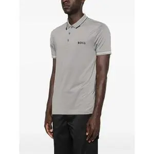 BOSS Grey Polo Shirts