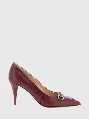 Gucci Erin Leather Pumps With Gg Monogram