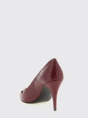 Gucci Erin Leather Pumps With Gg Monogram
