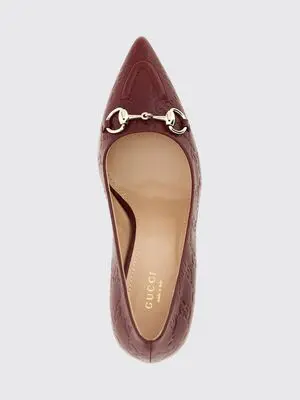 Gucci Erin Leather Pumps With Gg Monogram
