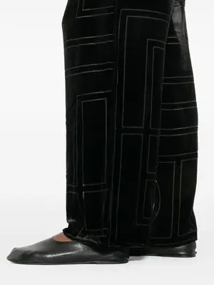 TOTEME Monogram Pajama Trousers