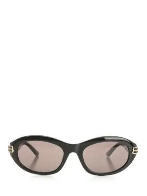 Balenciaga Casino Round Sunglasses - Black