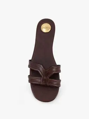 Saint Laurent Mabrouka Leather Sandals - Multicolor