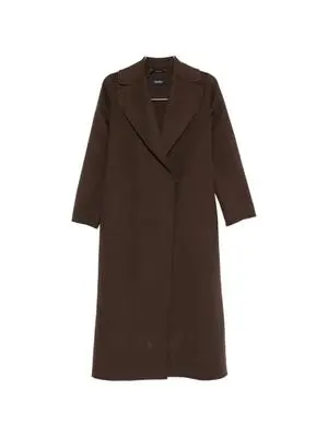 Max Mara Wool Long Coat - Multicolor