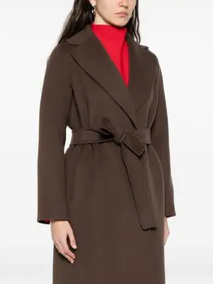 Max Mara Wool Long Coat - Multicolor