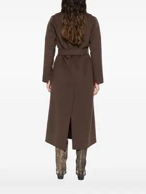 Max Mara Wool Long Coat - Multicolor