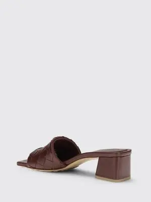 Bottega Veneta Parco Woven Leather Mules - Multicolor