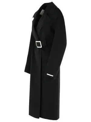 Sportmax Cose' Robe Coat In Pure Virgin Wool