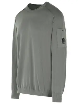 C.P. COMPANY Cotton Sweater - Gray