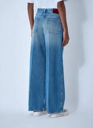 Gucci Wide-leg Five-pocket Jeans