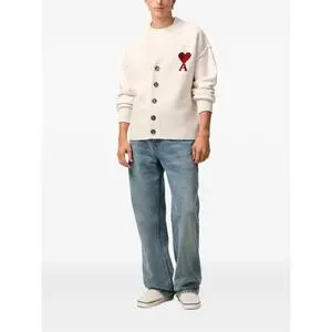 AMI Paris Wool De Coeur Cardigan