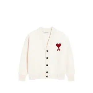 AMI Paris Wool De Coeur Cardigan
