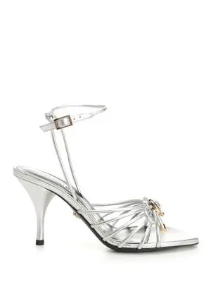 Versace Leather Sandal - Silver