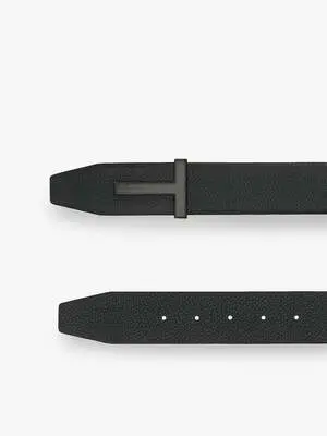 TOM FORD Hammered Leather Belt