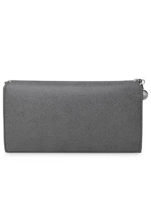 Stella McCartney Recycled Polyester Falabella Continental Wallet